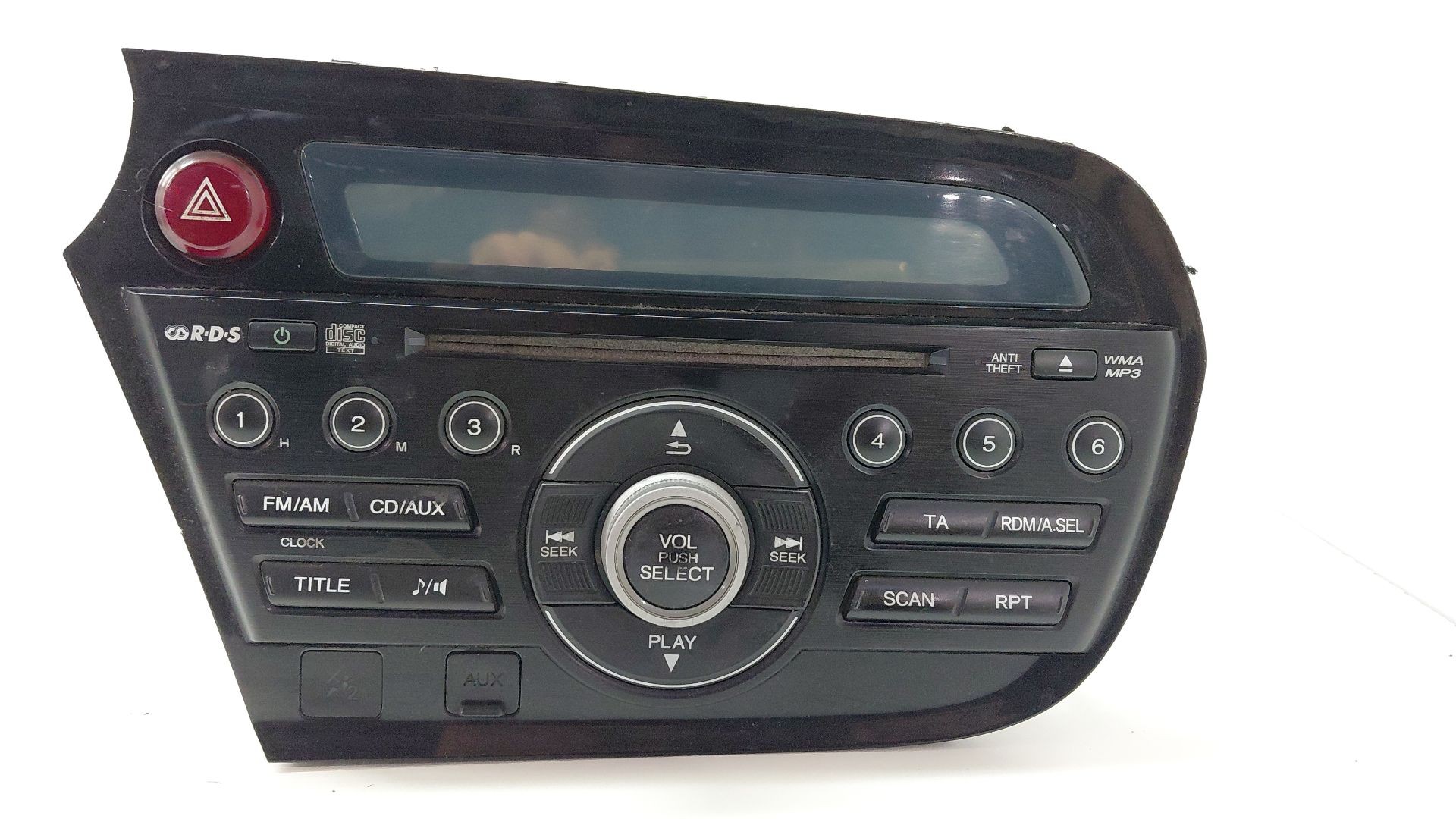 39100TM8G01 AUDIO SYSTEM / RADIO CD / 140755 FOR HONDA INSIGHT ZE2 1.3 ...